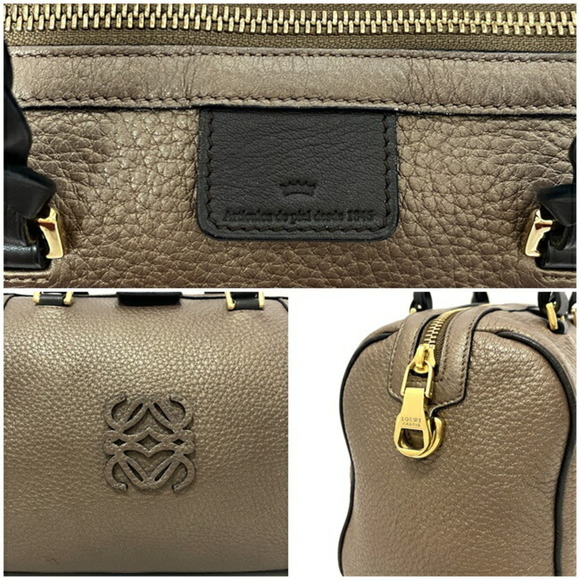 Loewe | Bags | Loewe Boston Bag Fusta 25 Bronze Brown 3626f27 Leather ...